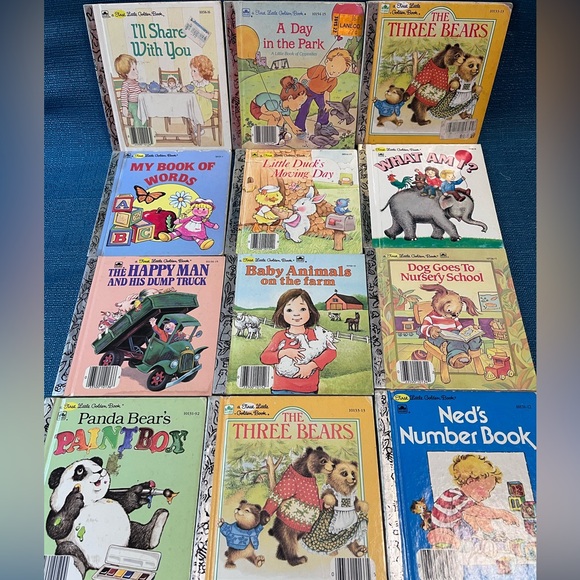 Toys | A First Little Golden Book Collection Of 12 Books Vintage ...